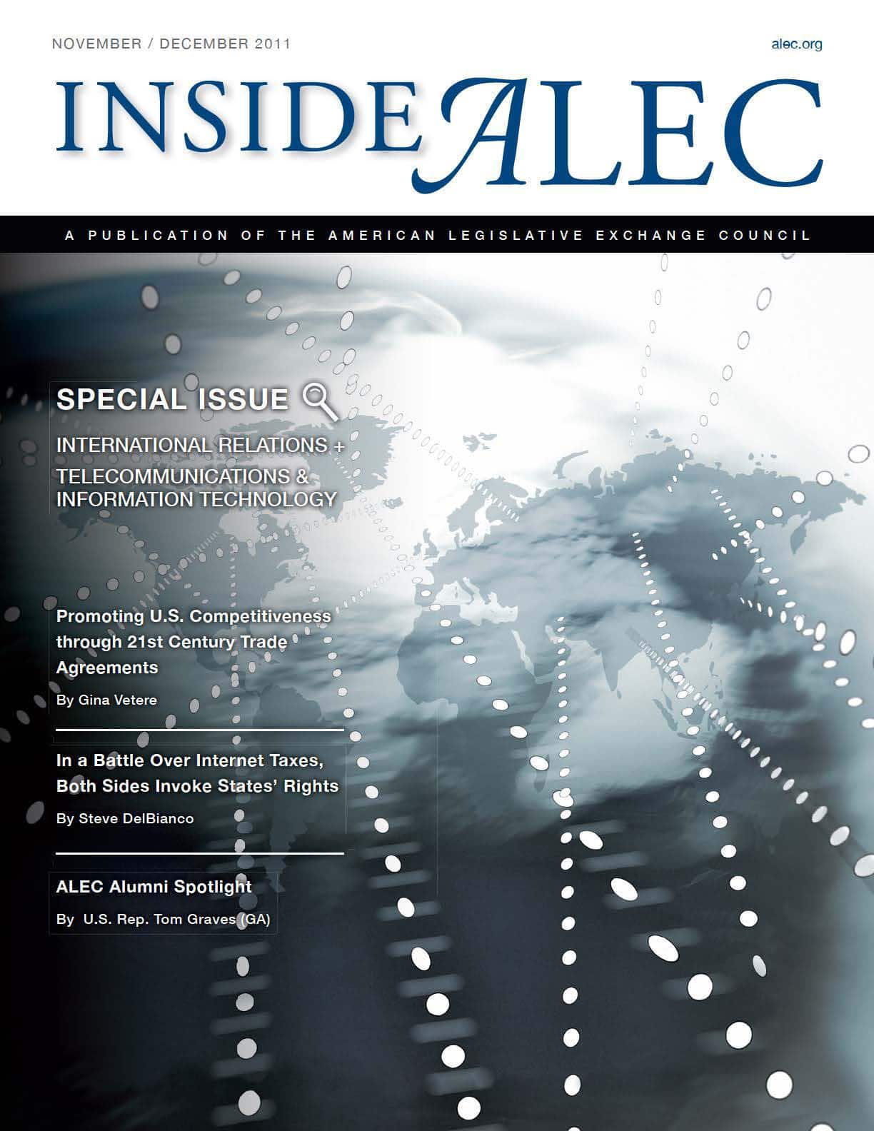 Inside ALEC November/December 2011 - American Legislative Exchange ...