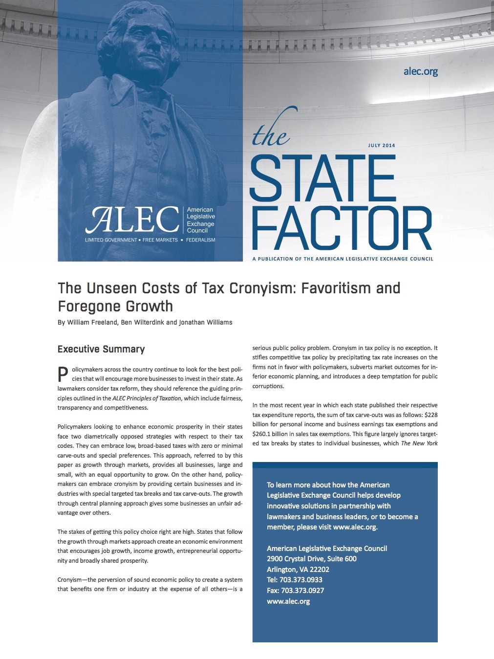 The Unseen Costs of Tax Cronyism: Favoritism and Foregone Growth ...