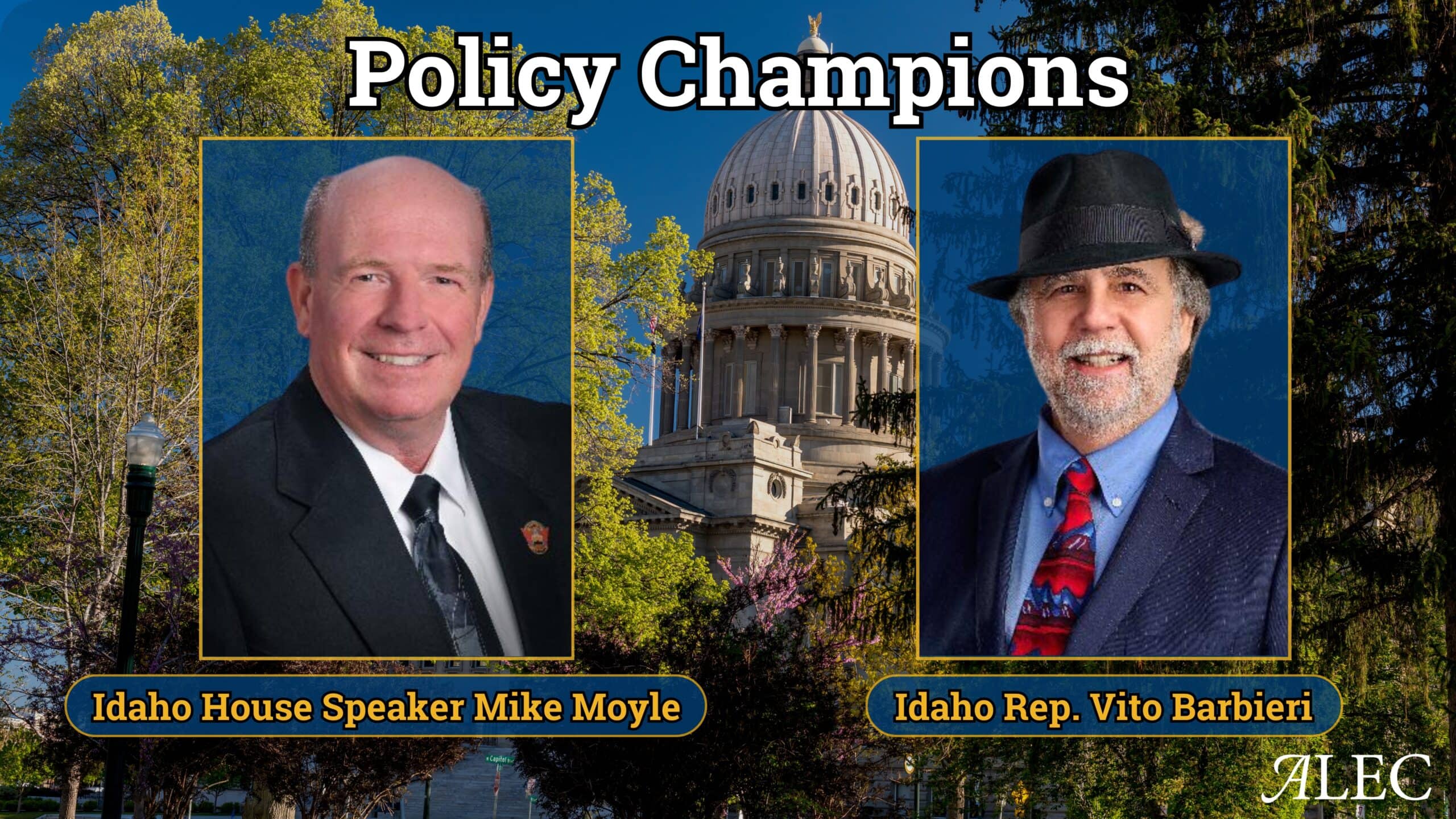 ALEC Policy Champions: Idaho Rep. Vito Barbieri and House Speaker Mike ...
