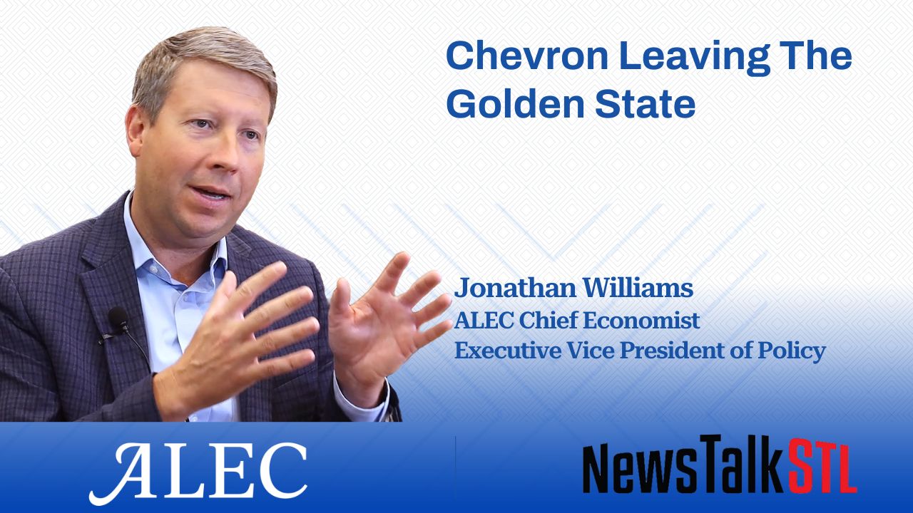 Chevron Leaving The Golden State: Jonathan Williams on NewsTalkSTL ...