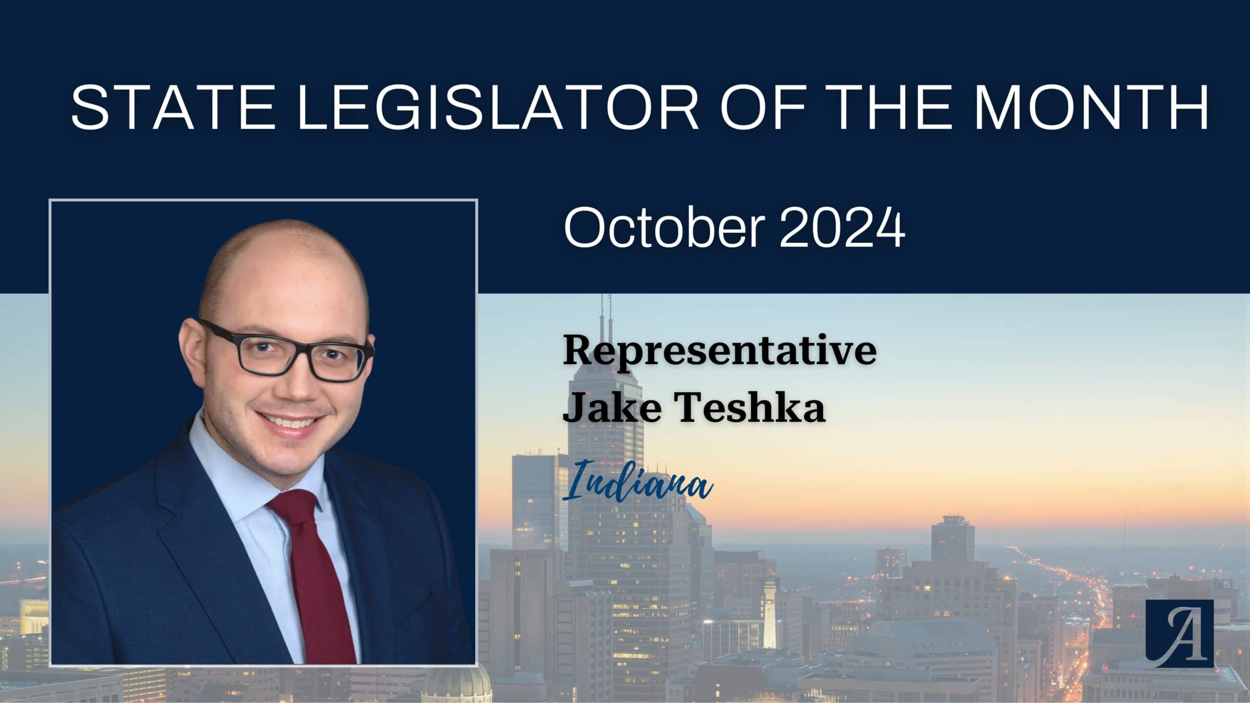 State Legislator of the Month, October 2024: Indiana Rep. Jake Teshka ...