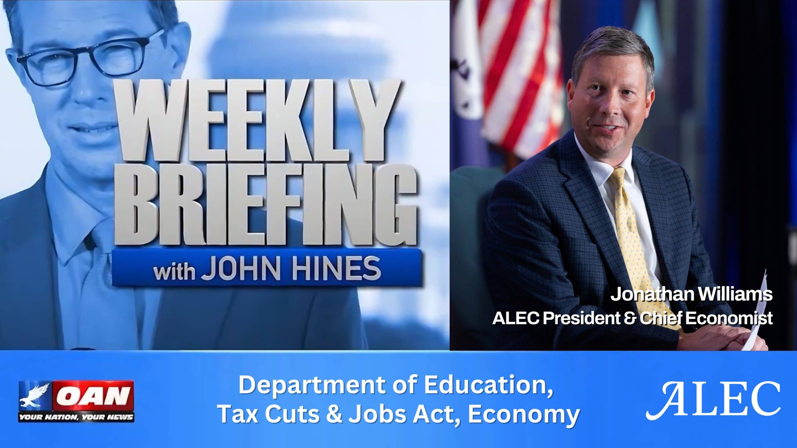 Department of Education, Tax Cuts & Jobs Act, and the Economy: Jonathan Williams on One America ...