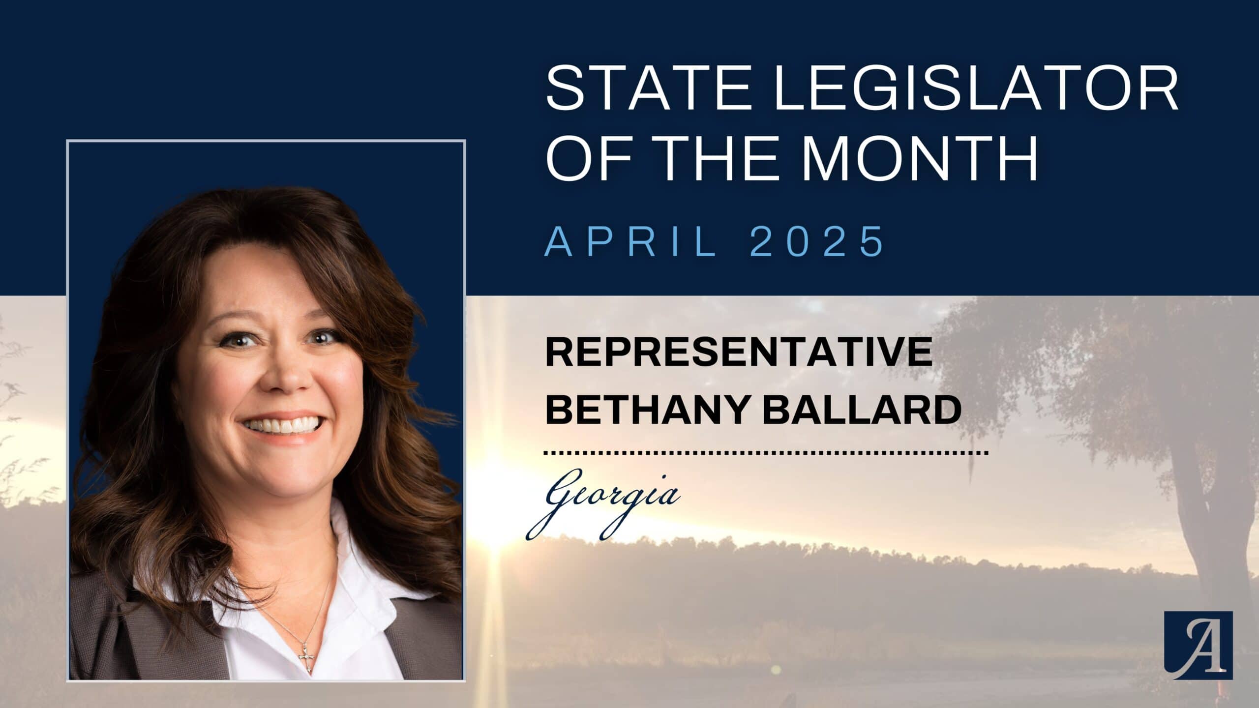 State Legislator of the Month, April 2025: Georgia Rep. Bethany Ballard - American Legislative ...