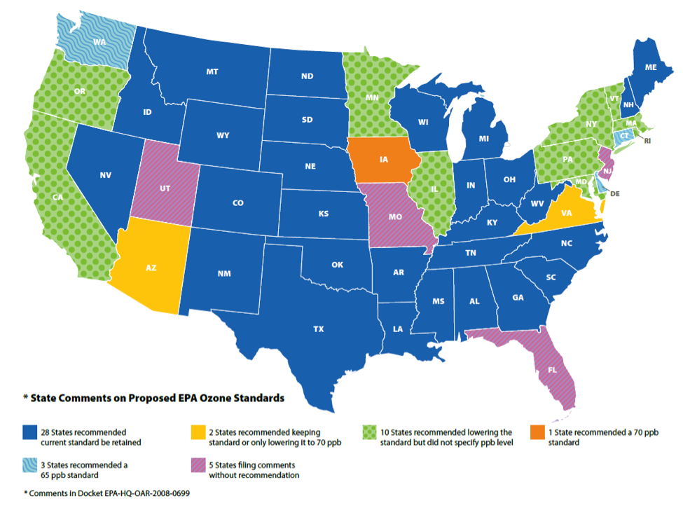 States Submit Comments on Proposed Ozone NAAQS Revision - American ...